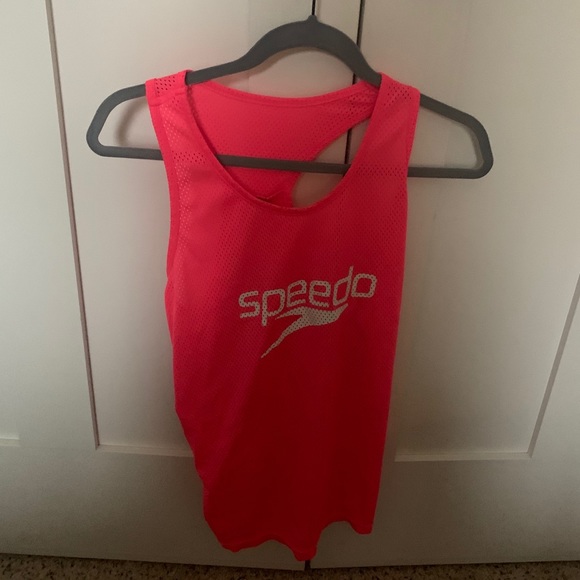 Swim | Neon Pink Speedo Cover Up With Adjustable Back | Poshmark